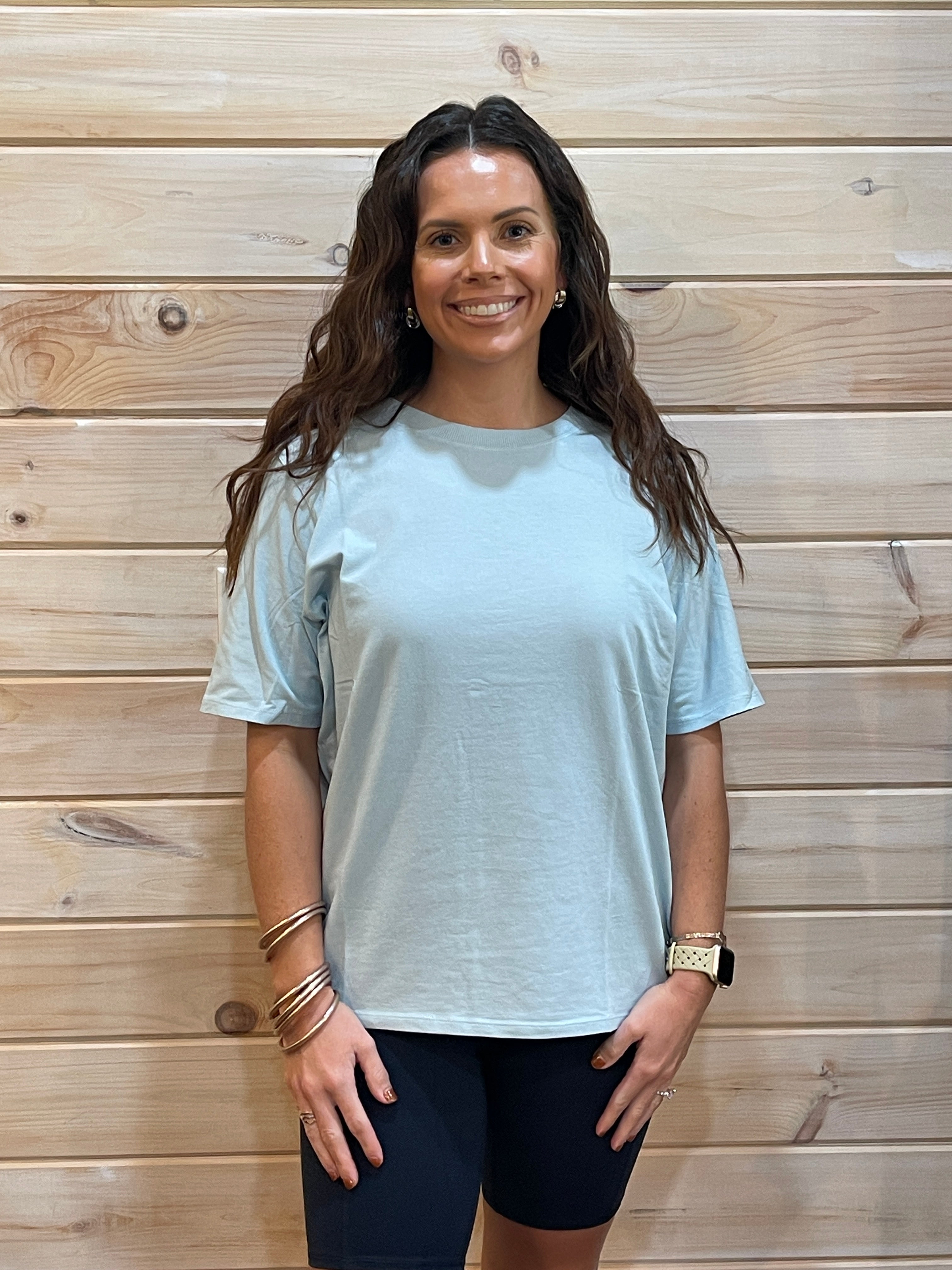 Classic Boxy Fit Tee- Ballet Blue – The CaliCo Cave